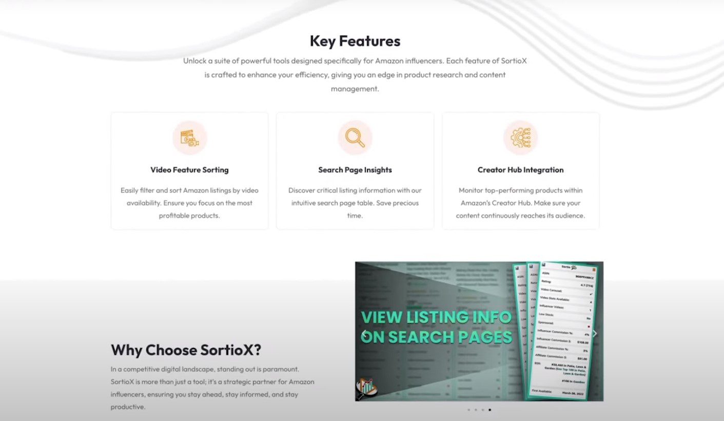 SortioX Review 2024: Essential Tool for Amazon Influencers